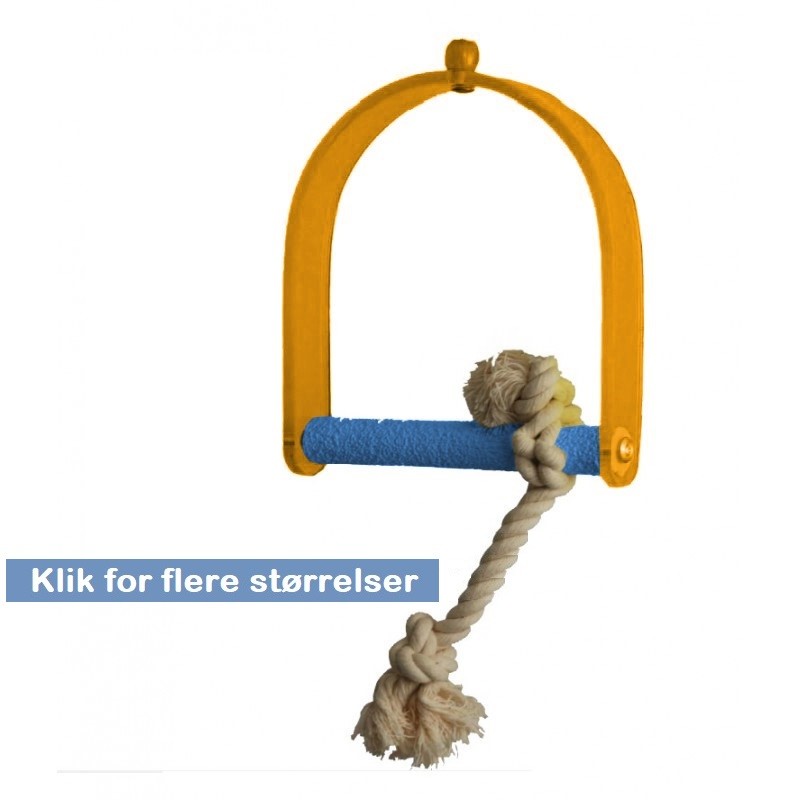 Gynge med Slibepind til Fugle - Underholdning og Slidstærk Pleje til ...